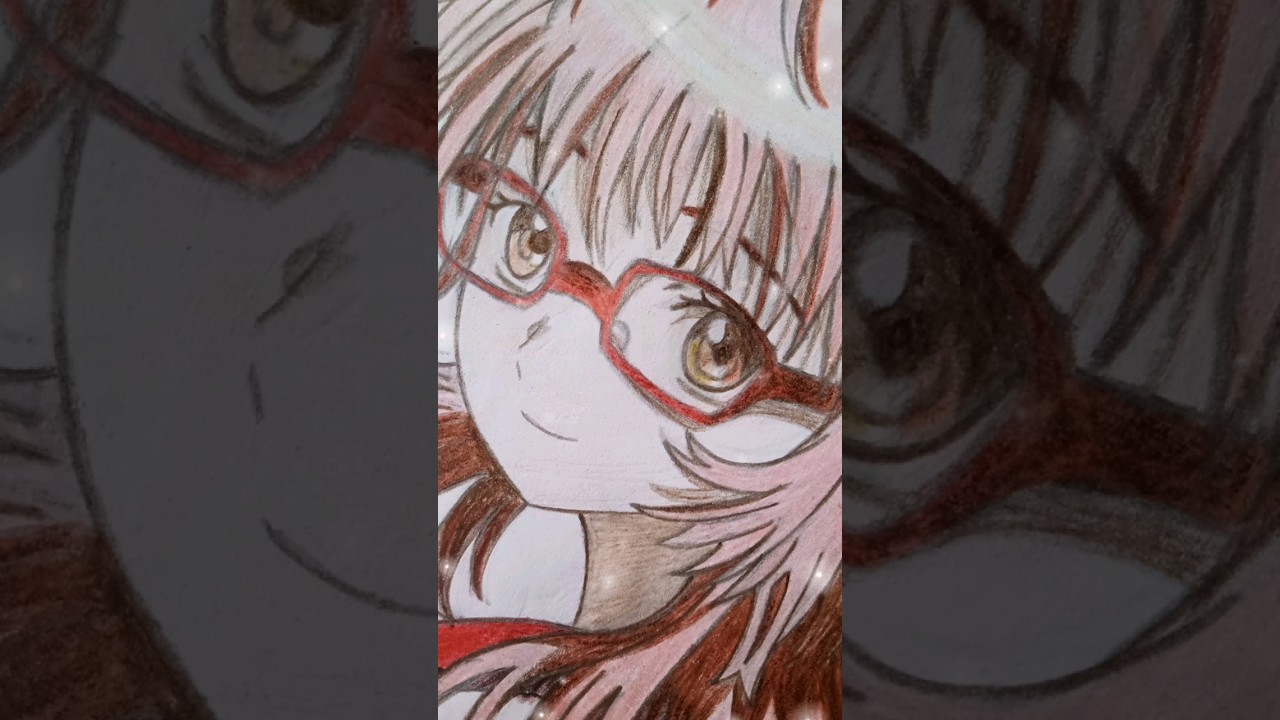 Ai Mie (pt.2) 👓 ️ #redraw #fyp #animedrawing #reels #anime #aimie # ...