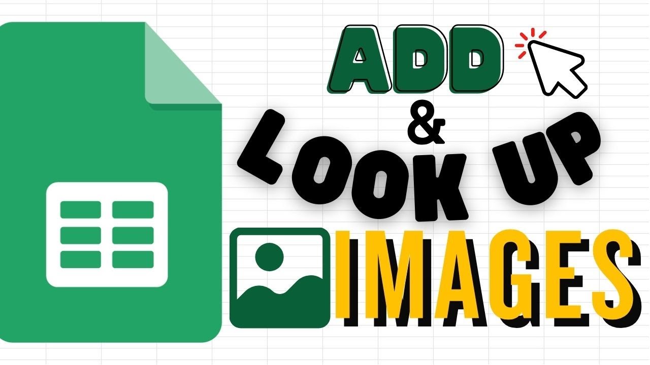 Google Sheets: How to Add and Look Up Images! (VLOOKUP Function) - YouTube