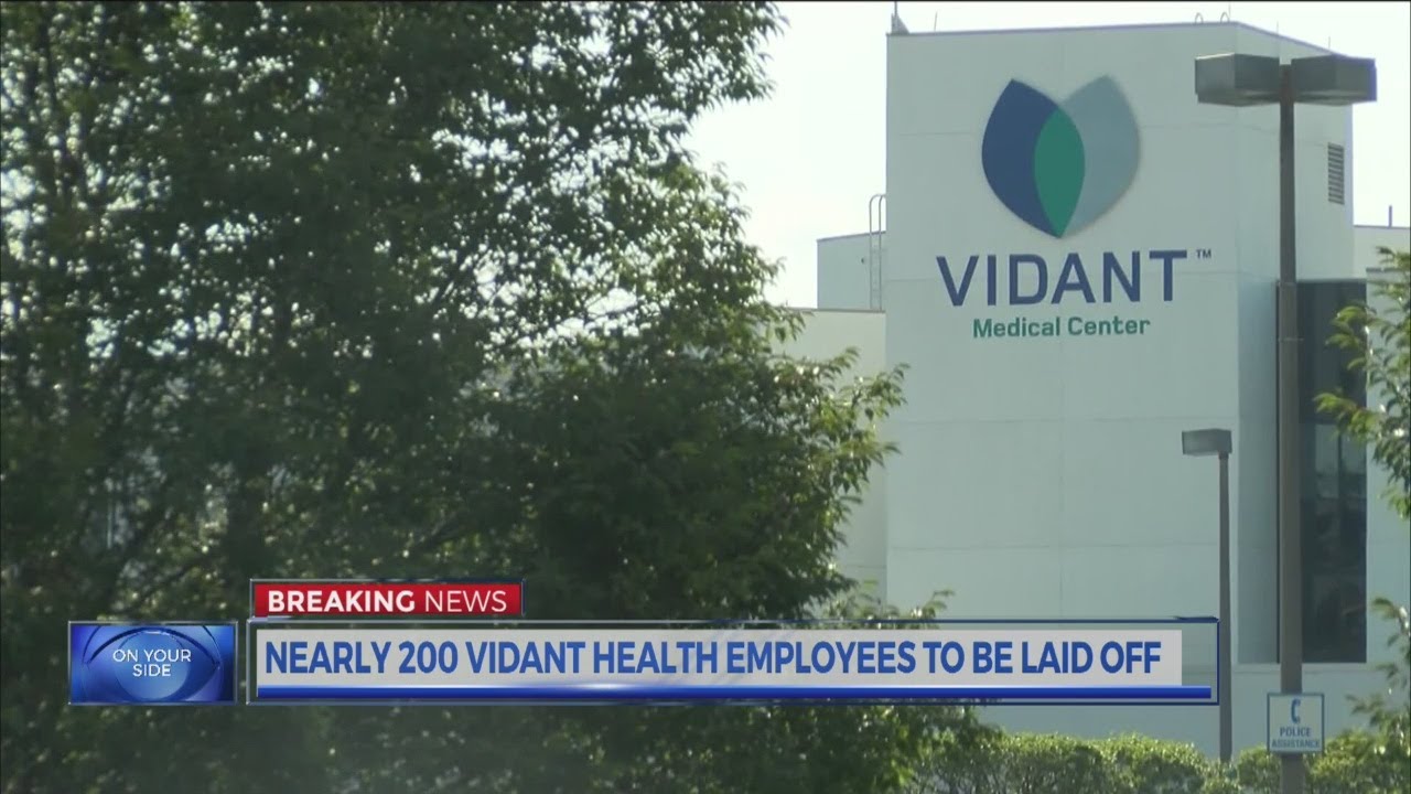 191 employees being laid off by Vidant Health - YouTube
