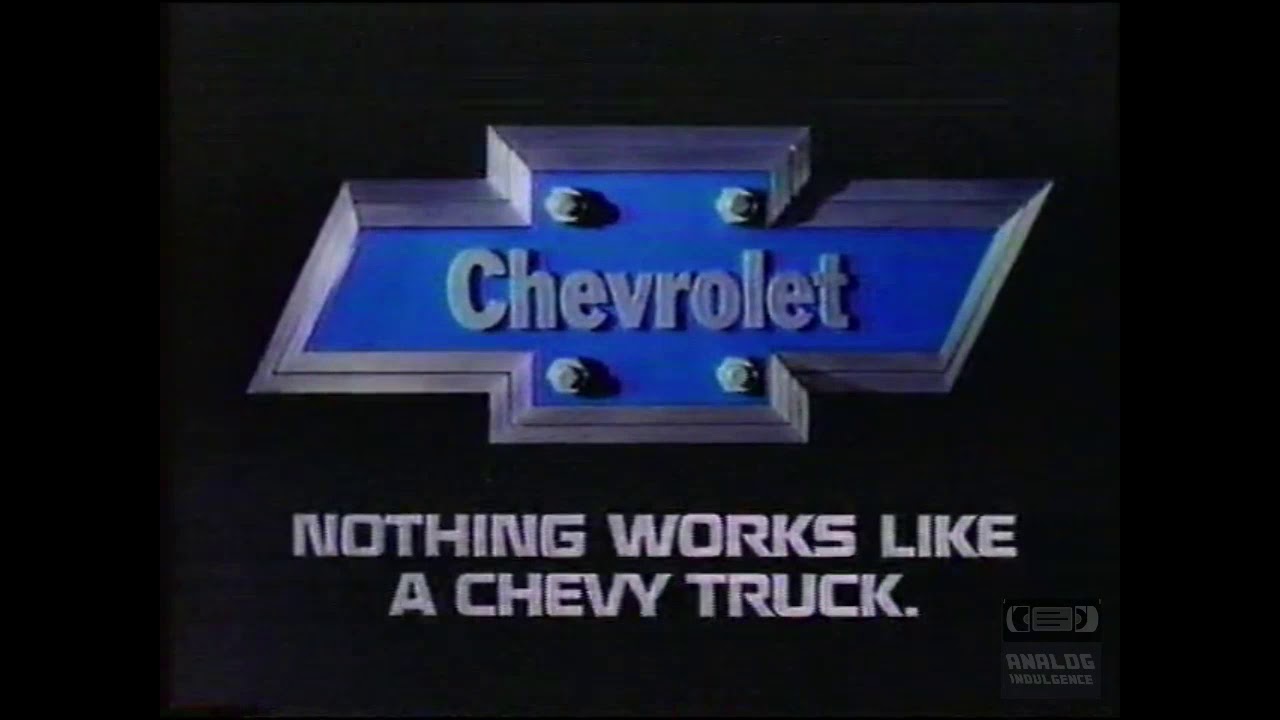 Chevrolet | Television Commercial | 1986 - YouTube