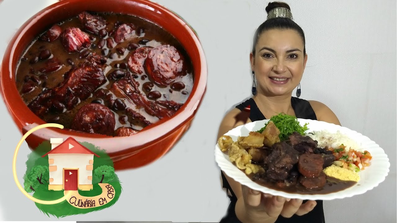 Receita Fácil de Feijoada EM 1 HORA PARA MAIS DE 20 PESSOAS Culinária em Casa - YouTube