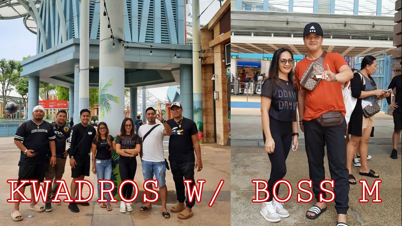 KWADROS W/ BOSS M @UNIVERSAL STUDIO SINGAPORE - YouTube