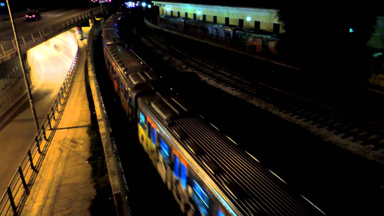 ISAP LINE 1 Train arrives at Neo Faliro Station - YouTube