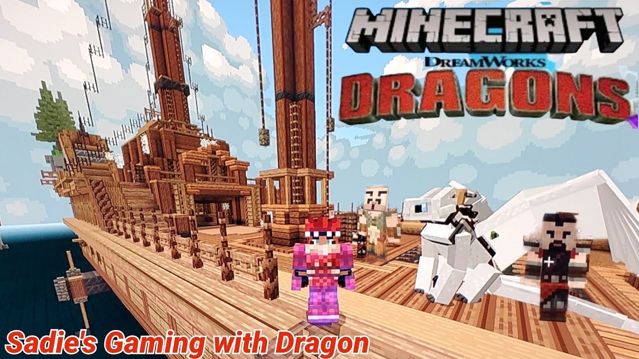 Viggo and Ryker Dragon Trappers! HTTYD Minecraft - YouTube
