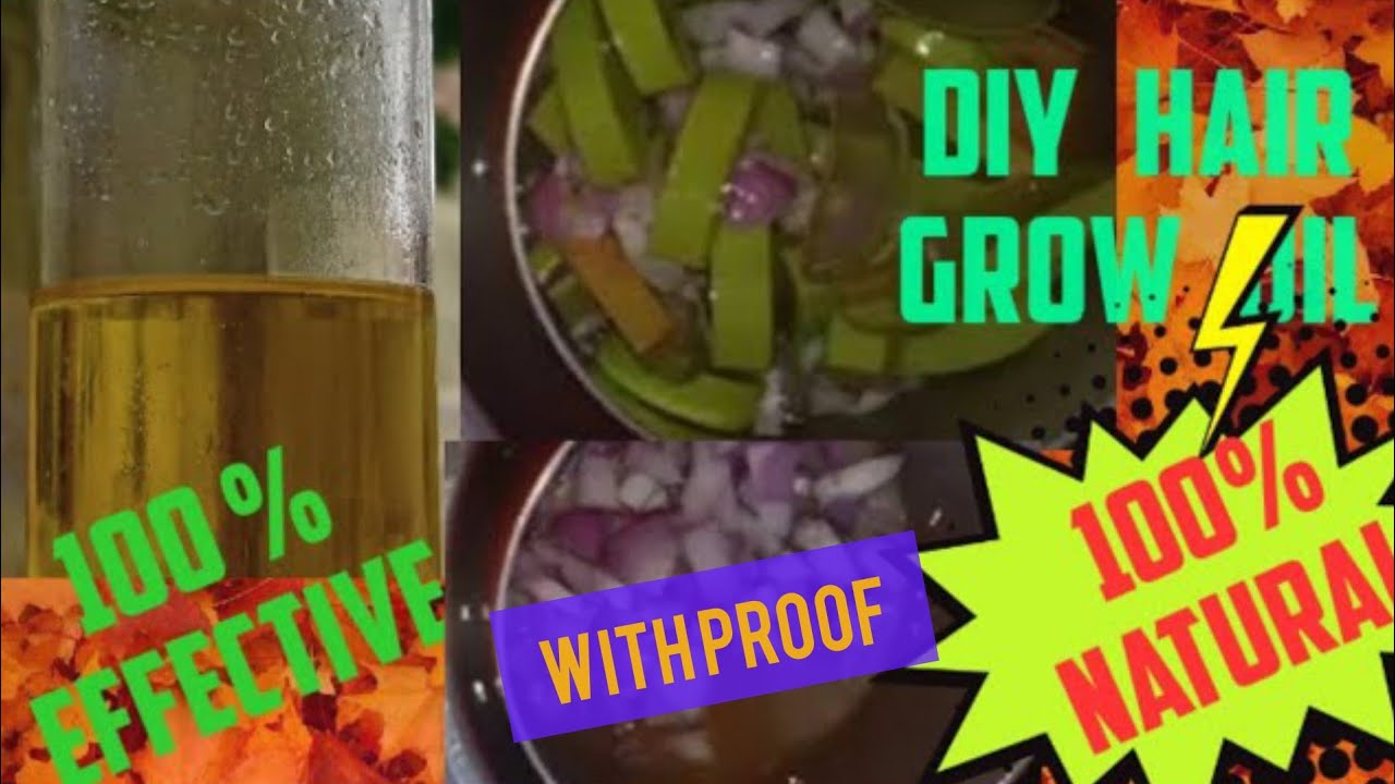 DIY hair oil for double growth||Home Made onion/aloe vera oil for all ...