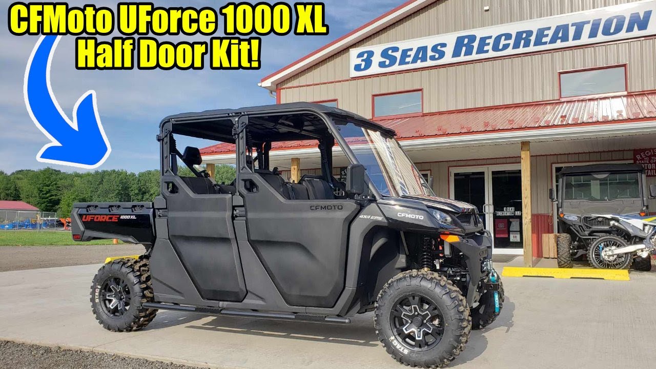 ALL NEW HALF DOOR for the 2023 CFMoto UForce 1000 XL UTV! 3 Seas ...