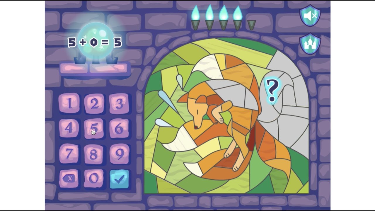 Math Facts Activity for Kids - Paint by Math with ABCya - YouTube