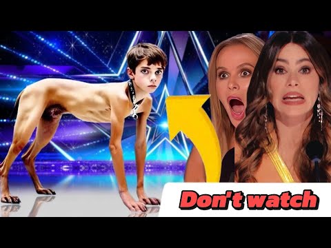 Scary Magician Turned into Creature On Talent Show - YouTube