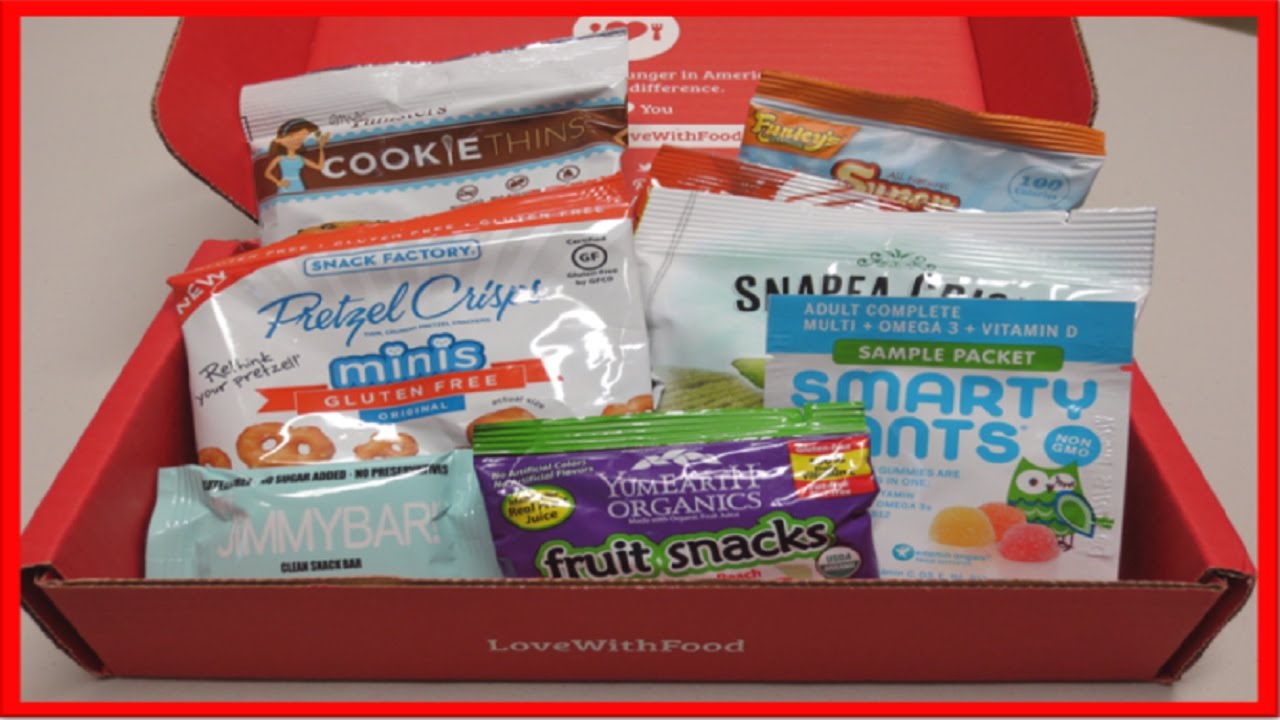 Love with Food - September 2015 (Smarty Pants Box) - YouTube