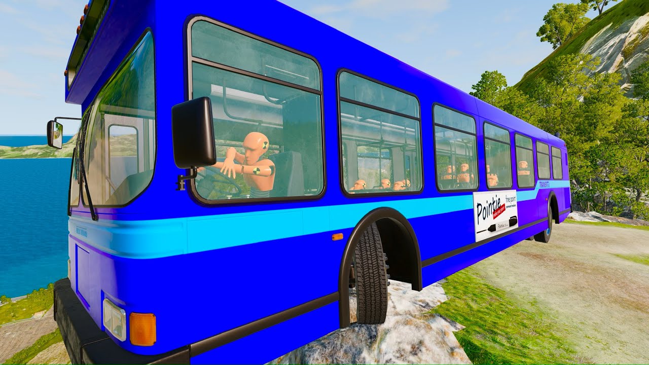 High Speed Cars vs Cliff Drops # 6 - BeamNG Drive | BeamNG Creation - YouTube