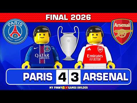 Champions League Final 2026 🏆 PSG vs Arsenal 4-3 (1-1) All Goals Highlights lego