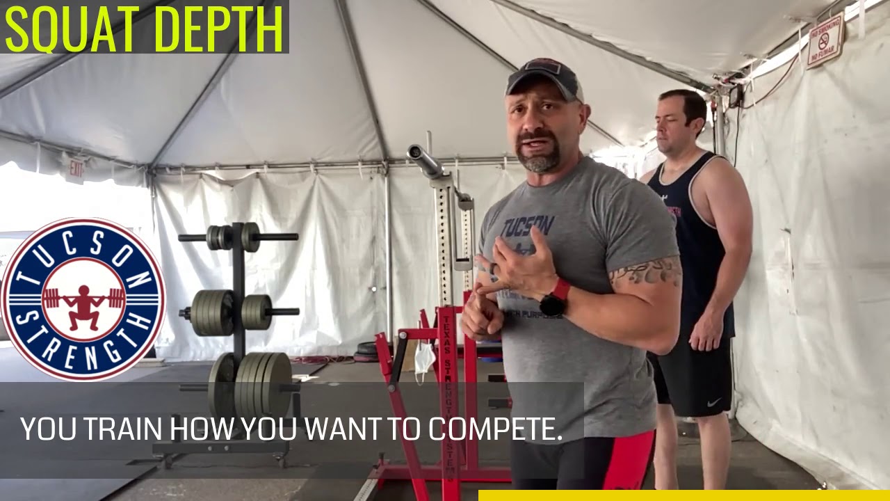 Squat Depth- Below Parallel - YouTube