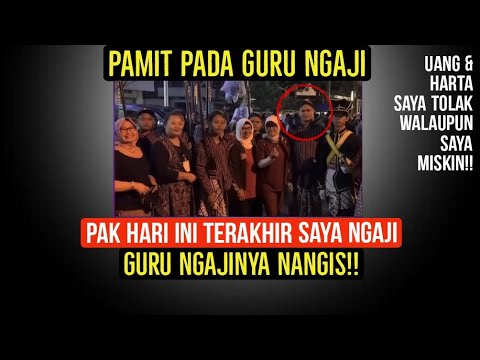 🔴GURU NGAJINYA NANGIS SAAT MURIDNYA PAMIT (MURTADIN) MASUK KRISTEN!! - YouTube