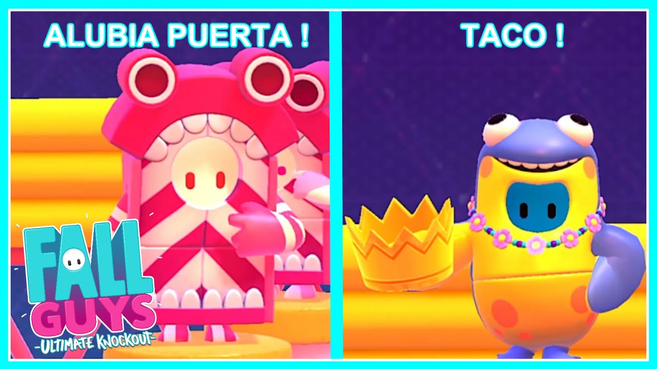 FALL GUYS - PS5-TEMPORADA 6 - ALUBIA PUERTA Y TACO 👑! - YouTube