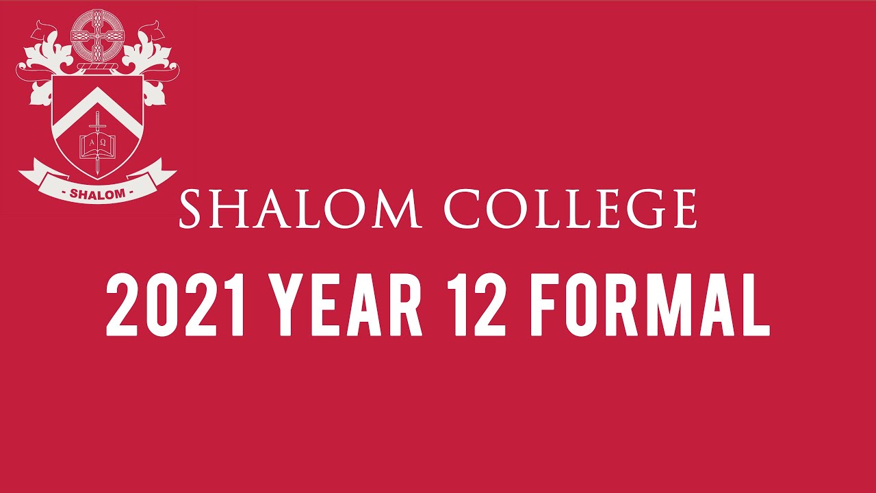2021 Year 12 Formal | Shalom College - YouTube