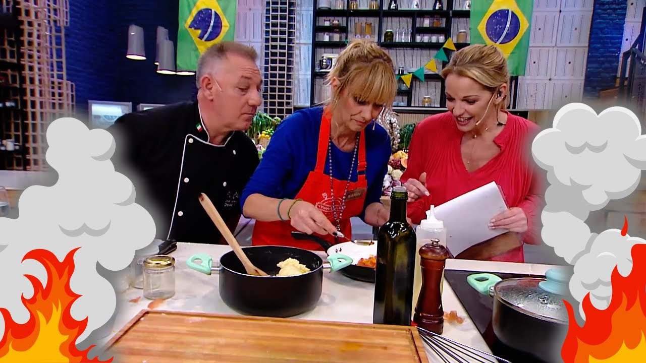 Carina Zampini regañó a Karin Cohen por dejar la cebolla en el fuego ...