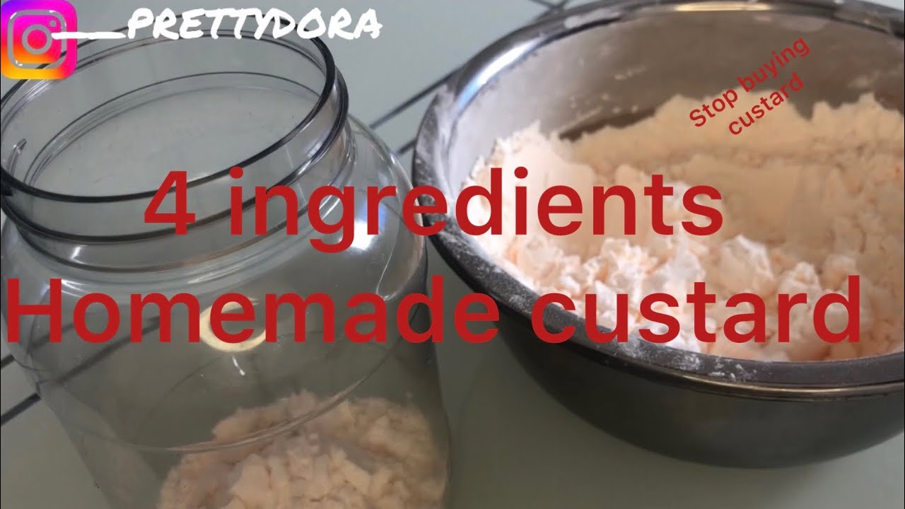 How to produce custard at home/ beginner friendly - YouTube