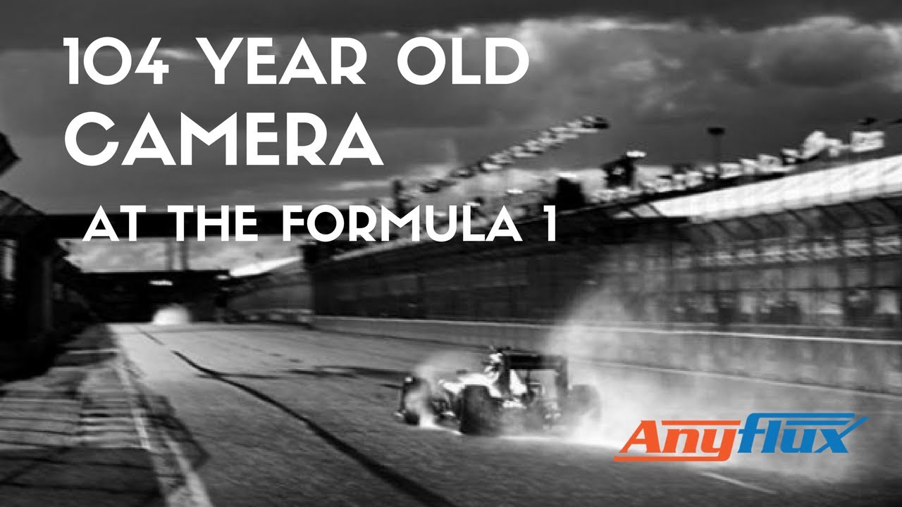 Photographer Shoots Formula 1 With 104-Year-Old Camera - YouTube