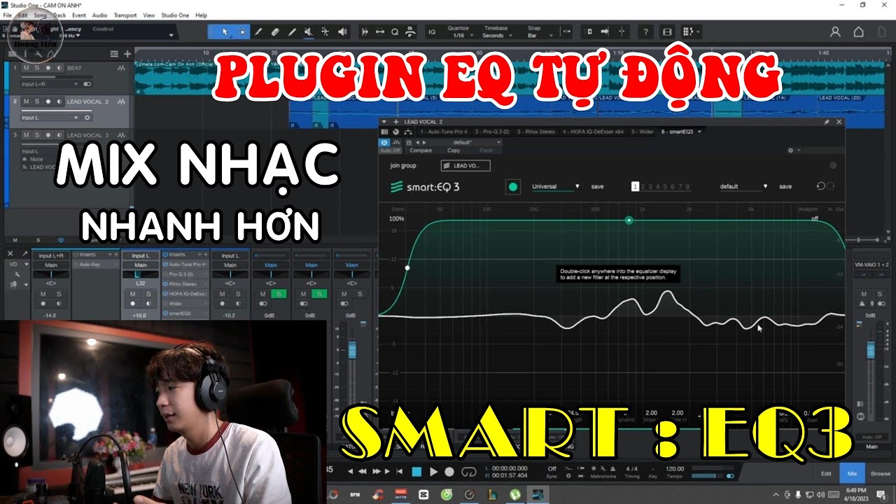 PLUGIN EQ TỰ ĐỘNG, GIÚP MIXING VOCAL NHANH HƠN VỚI SMART EQ3 II HOÀNG ...