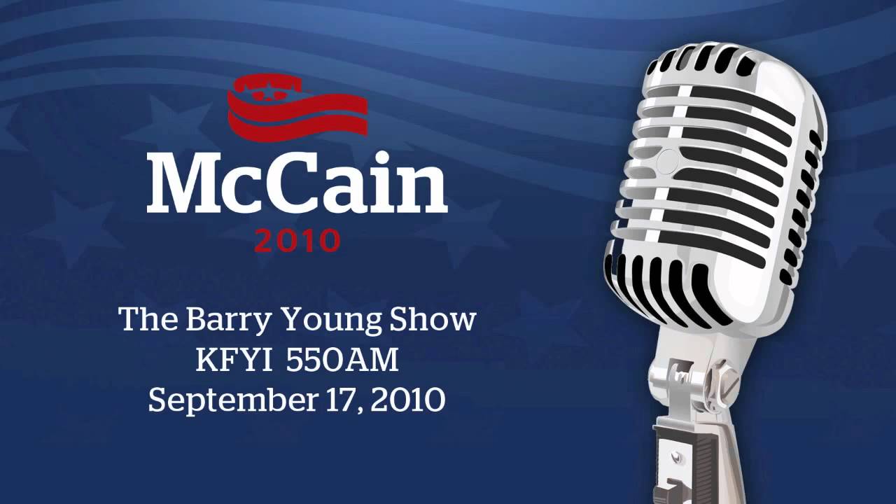 Senator McCain on The Barry Young Show_Sept 17 - YouTube
