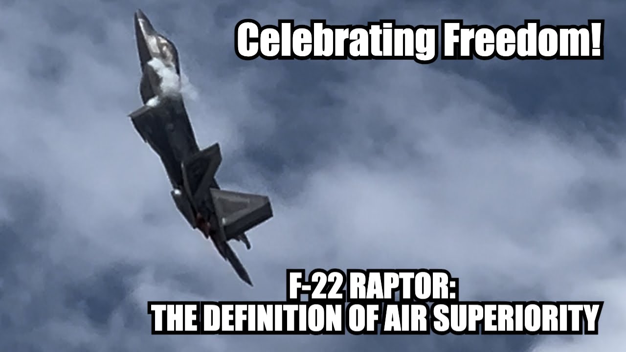 Breathtaking F 22 Raptor Air Show Demonstration! - YouTube