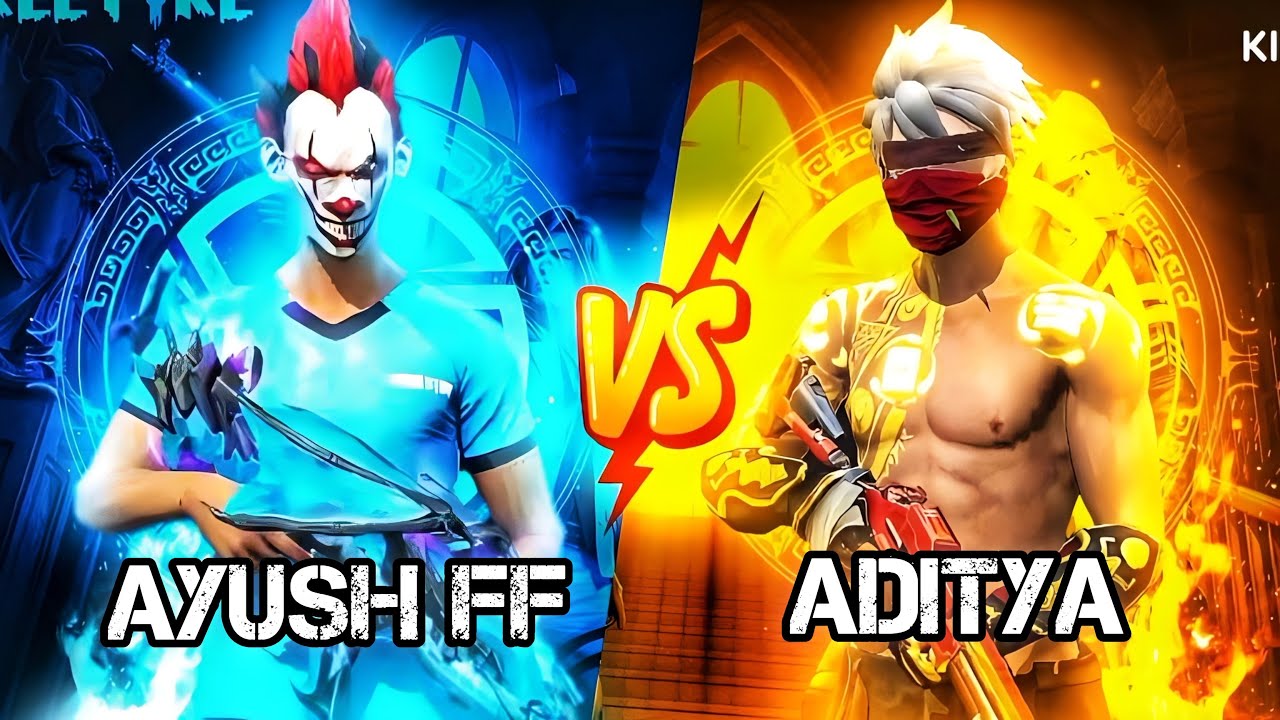 AYUSH FF VS ADITYA !! 1V1 FREE FIRE CUSTOM MATCH 💥 !! BEST 1VS1 CUSTOM CHALLENGE !! AYUSH FF ...
