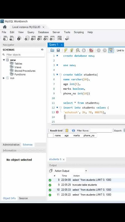 Inserting Data Into Table - SQL - YouTube