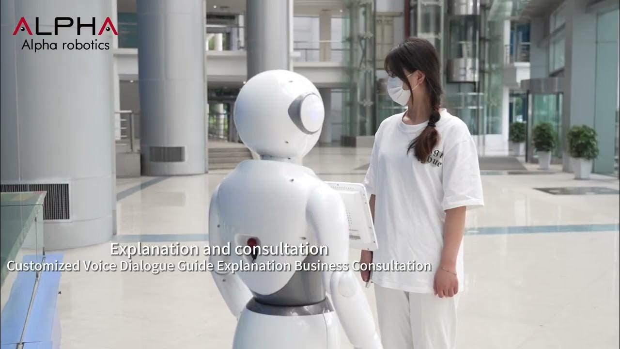 Alice AI service robot product introduction - YouTube