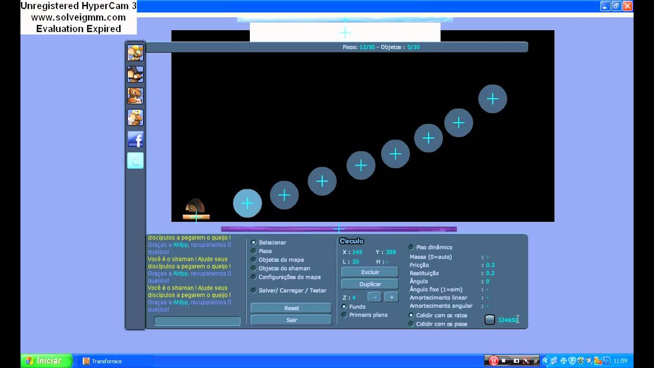 como fazer um mapa no transformice #-1° - YouTube