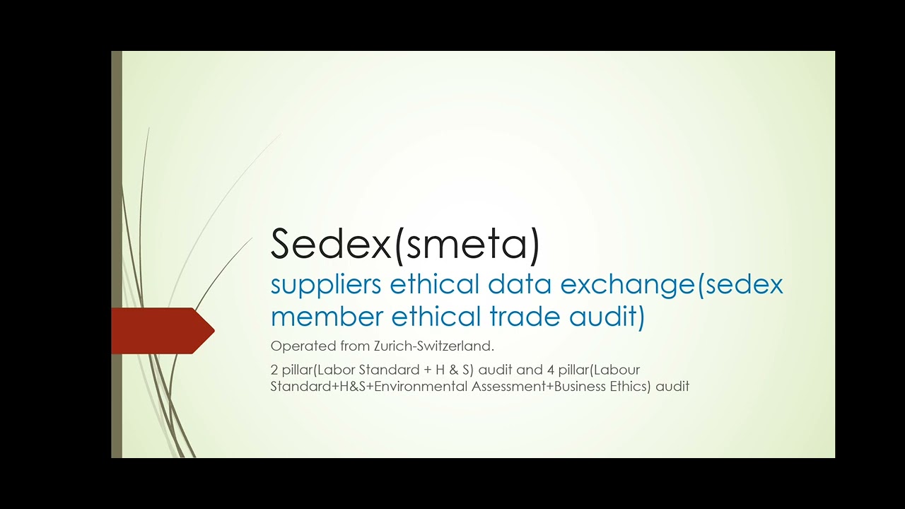 Social Compliance Audit(BSCI,SEDEX,SA8000,ISO 26000 & Buyer's coc)Part 1 - YouTube