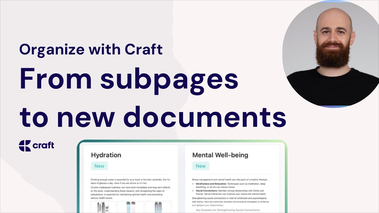 Optimizing Search: Craft’s Subpages to Documents - YouTube