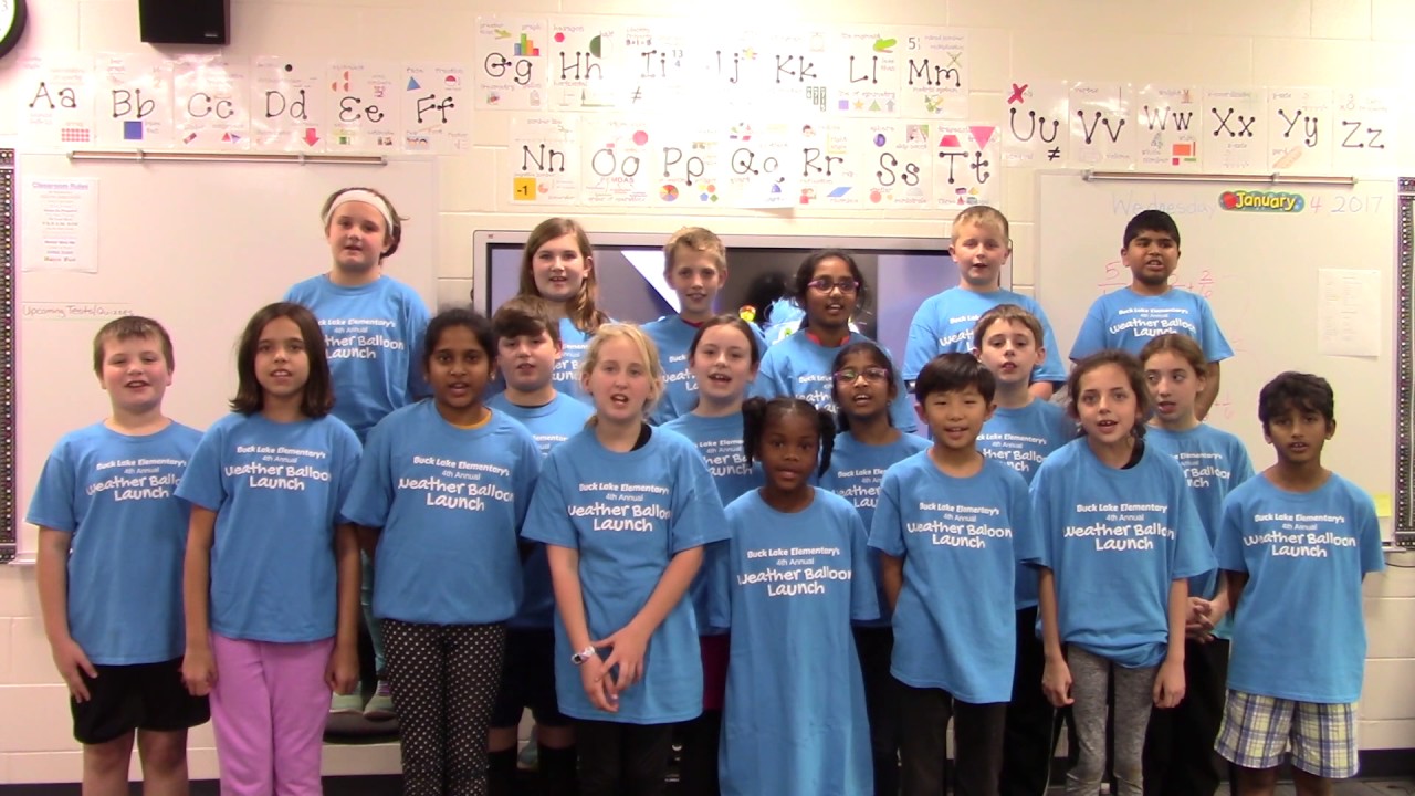 Buck Lake Elementary Weather Balloon Launch Promo Video - YouTube