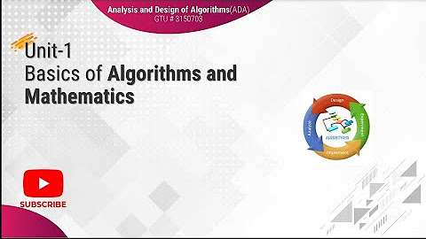 Analysis & Design of Algorithms (ADA) - 3150703 - Sem-5 - GTU - YouTube