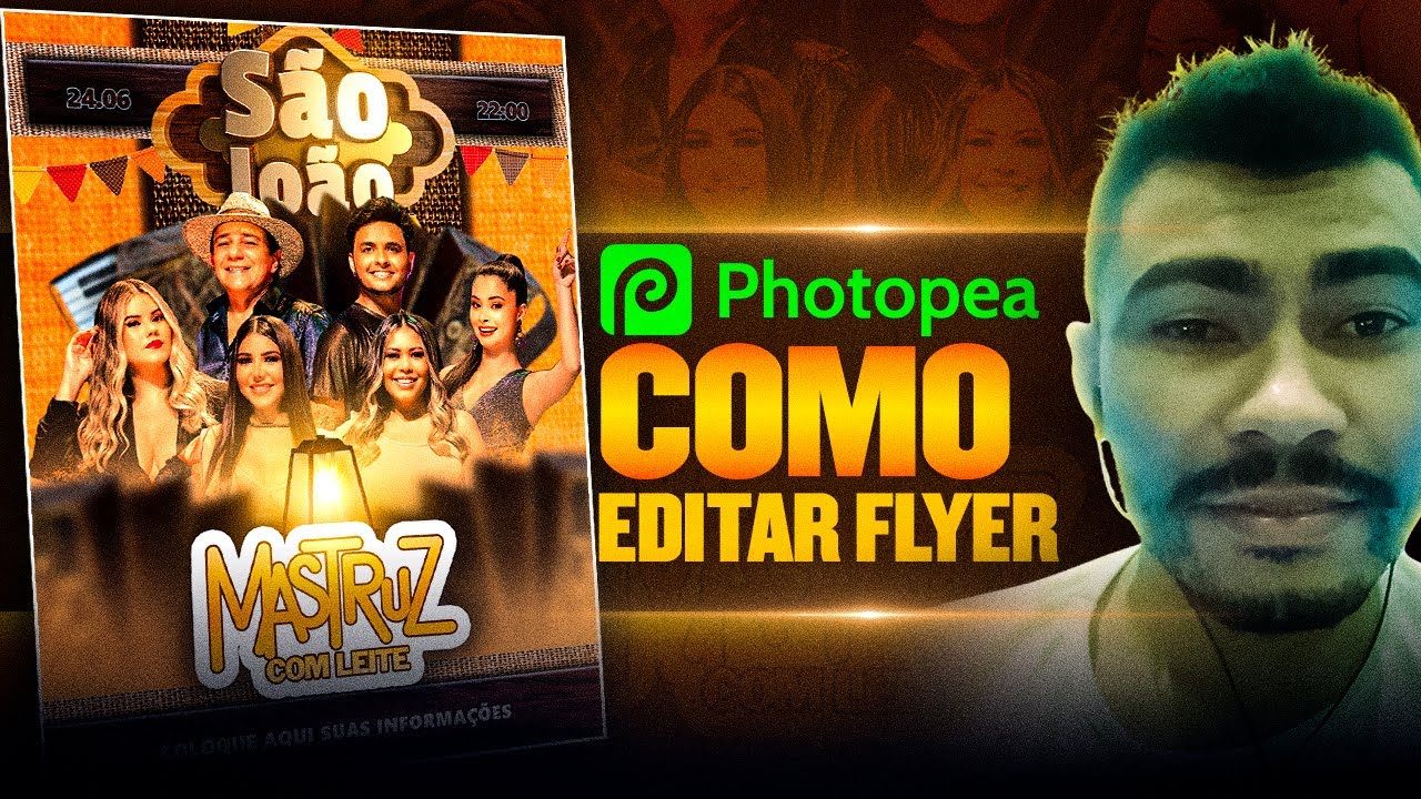 Como editar Flyer no Photopea - YouTube