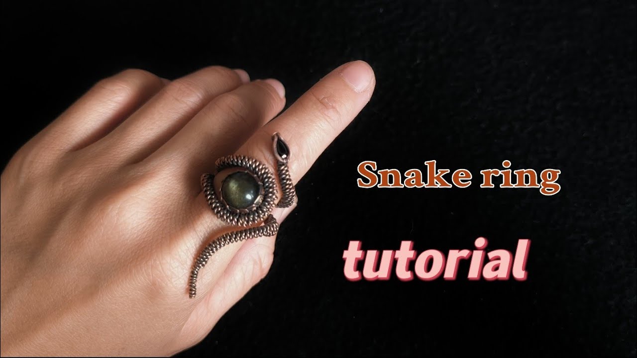 Awesome snake ring tutorial - YouTube