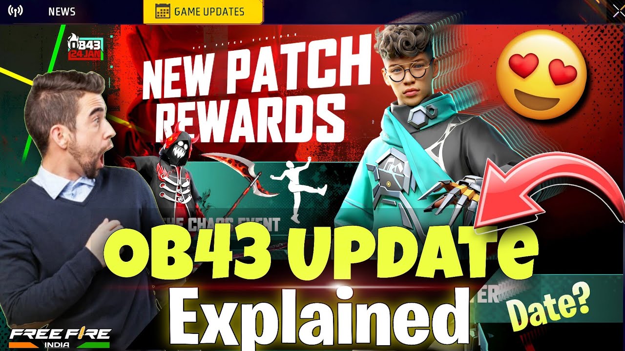 Freefire OB43 Update | Upcoming Events | New Character 😲 ~ FreeFire Max ...