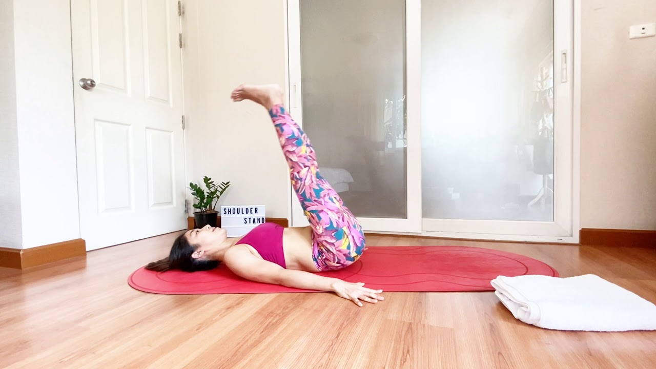 How to work on shoulder stand - YouTube