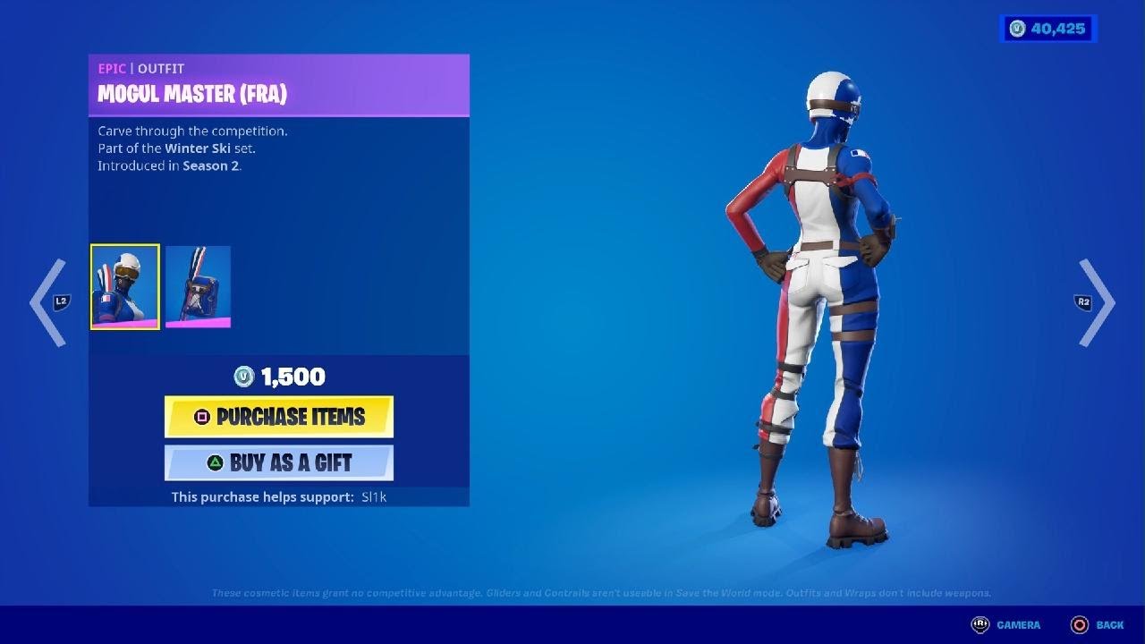 Mogul masters are back in the item shop tonight - YouTube