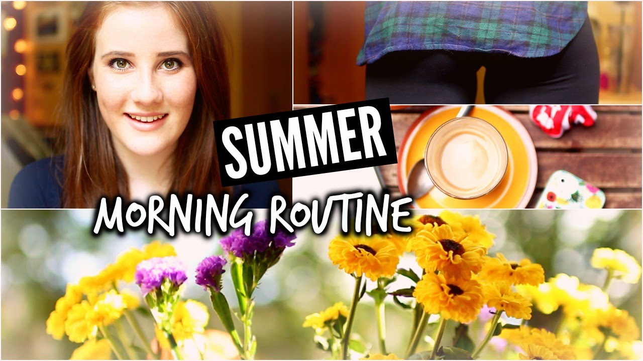 Summer Morning Routine for 2015! - YouTube