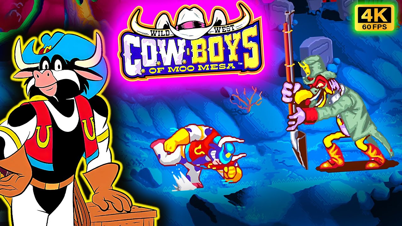 Wild West Cowboys of Moo Mesa - Cowlorado Gameplay 1cc / RETRO ARCADE ...