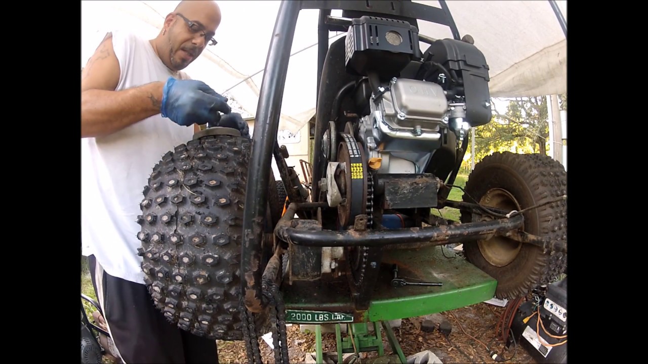 manco kart gets a new power plant - YouTube