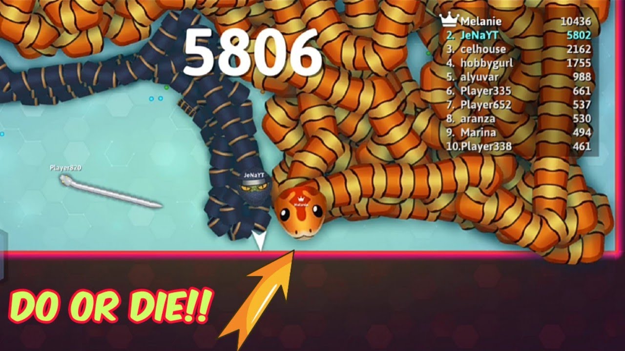 Most Biggest Snake Trapped In The Map Corner! Awesome Snake. Io ...