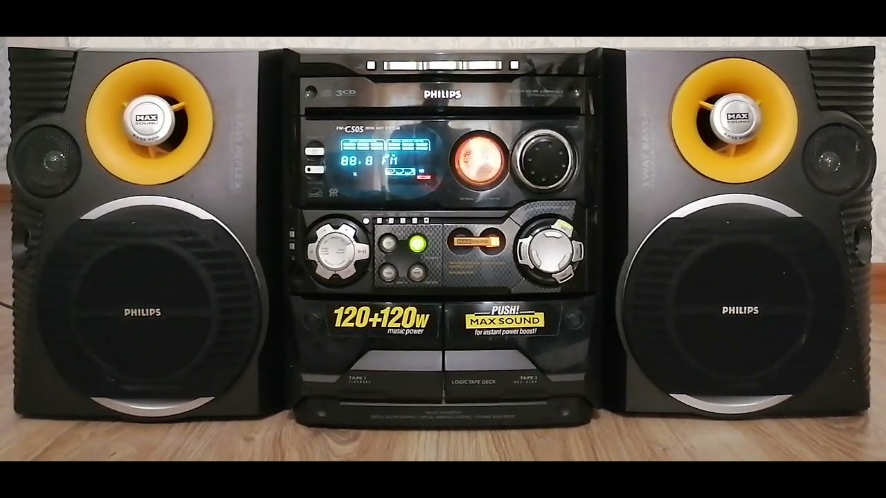 музыкальный центр PHILIPS FW-C505 /22 - YouTube
