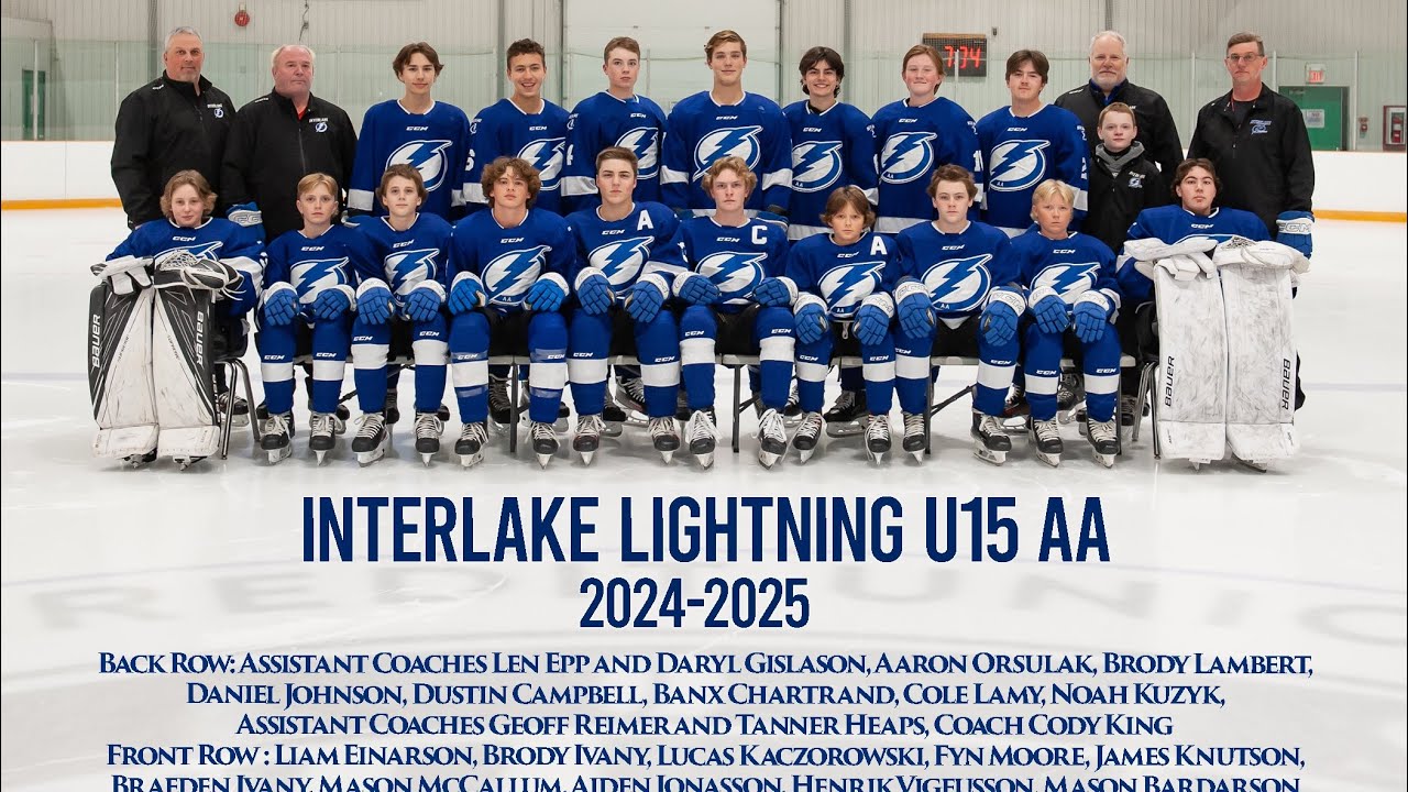 Interlake Lightning U15AA Hockey Club is live! - YouTube