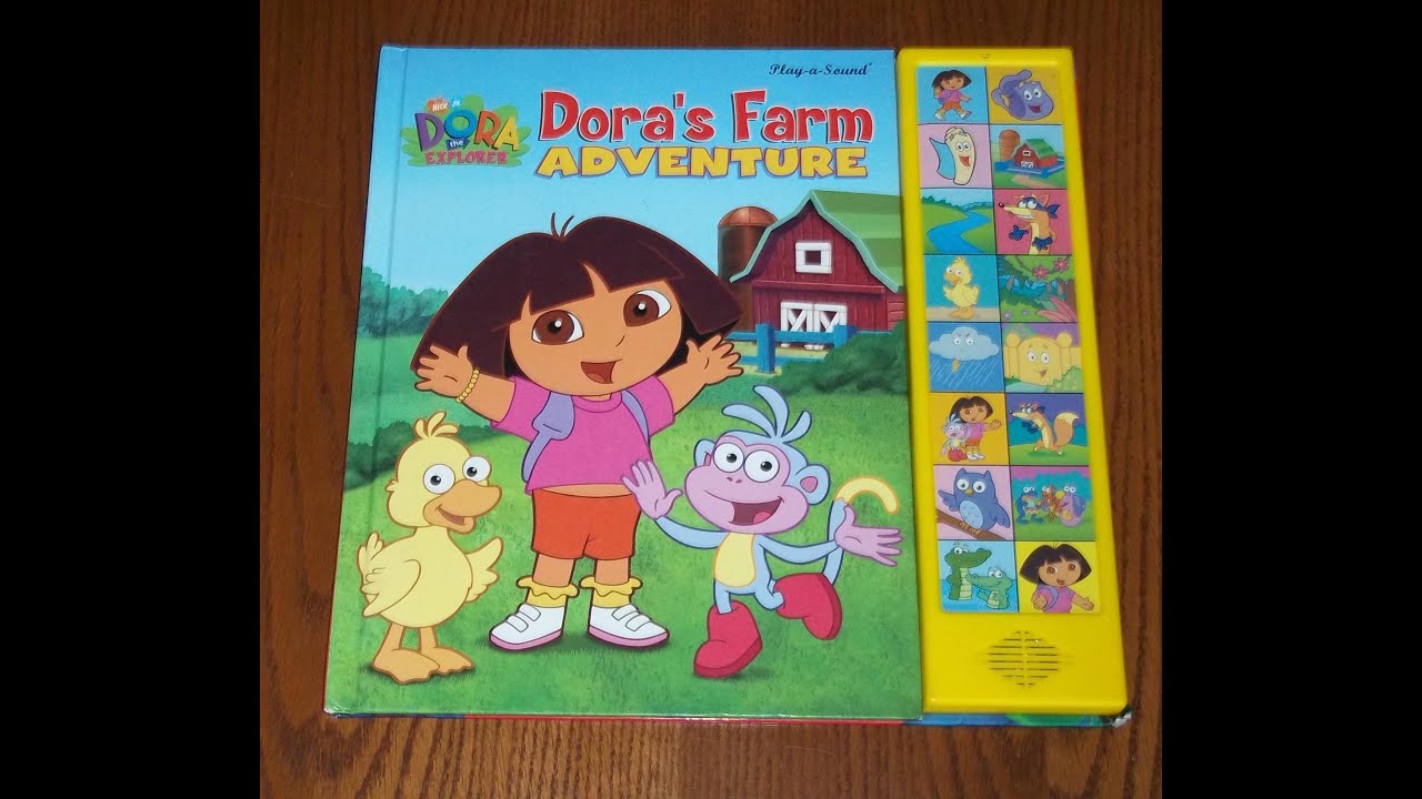 Dora the Explorer Dora's Farm Adventure Book - YouTube