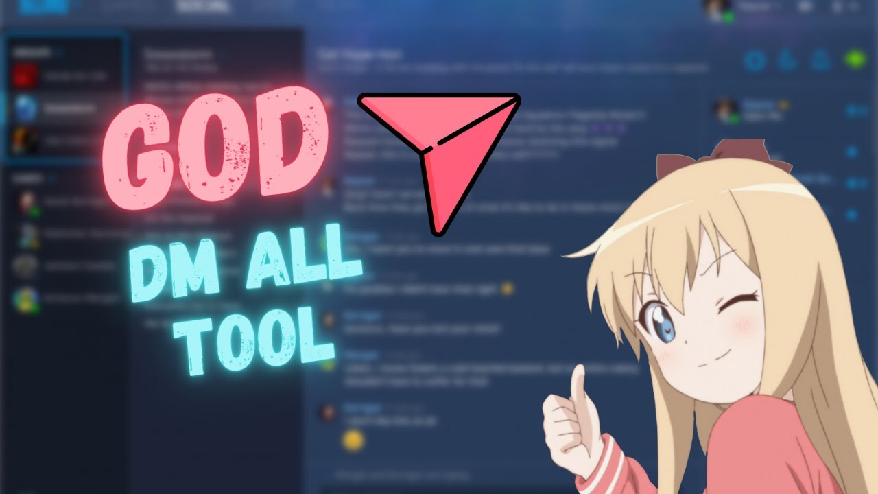 HOW TO DM ALL WITH JUST ONE CLICK | GOD DM ALL TOOL - YouTube