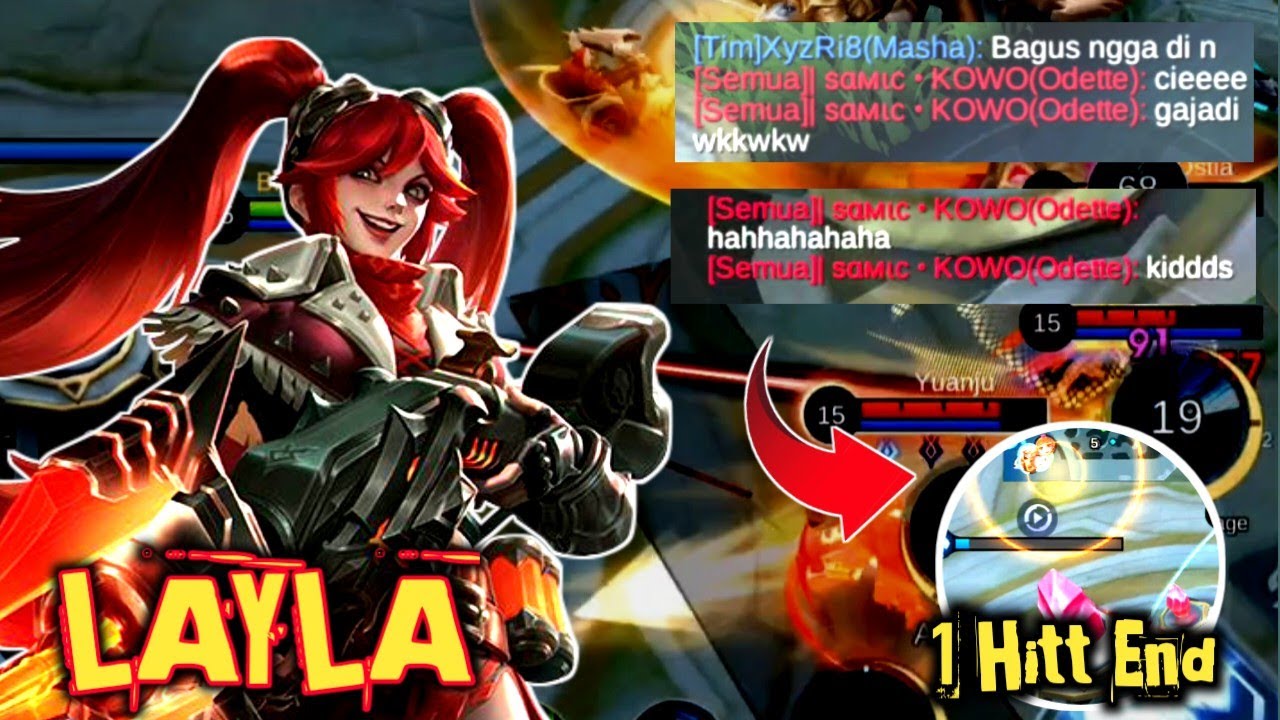 Moment Epic Comeback - Layla New Gameplay Mobile Legends - YouTube