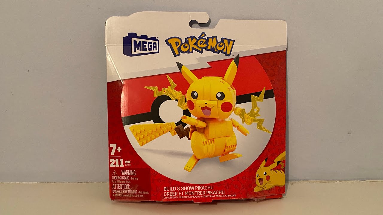 Mega Construx Pokémon Build and Show Pikachu Set Review. (For the Lego ...