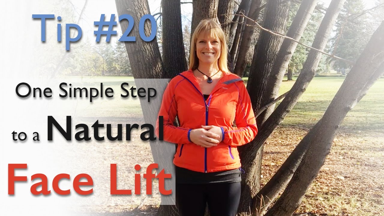 One Simple Step to a Natural Face Lift - YouTube