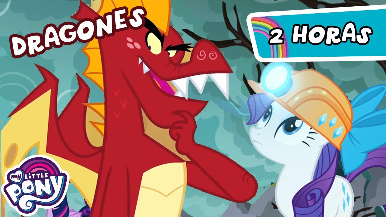 Cada episodio de Dragon🐉🐲 | 2 Horas | My Little Pony en español 🦄 La ...